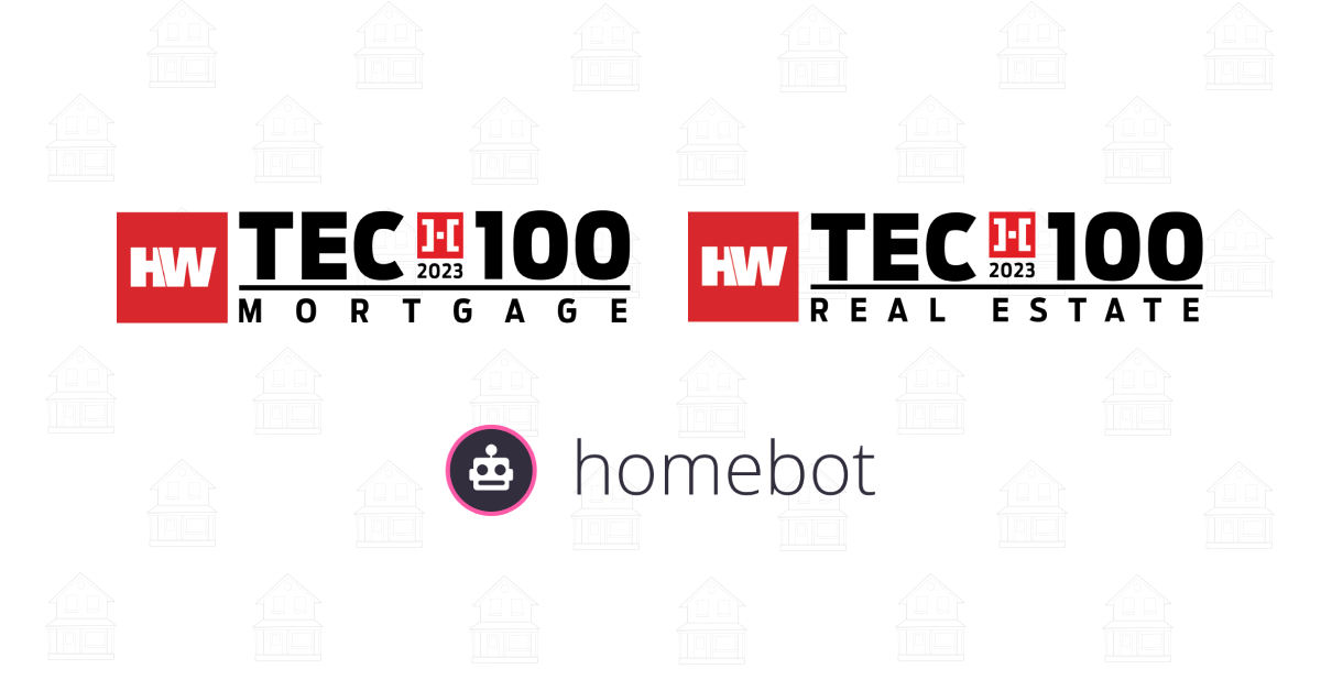 Homebot Honored as 2023 HousingWire Tech100 Company for the 5th Consecutive Year | Homebot Blog